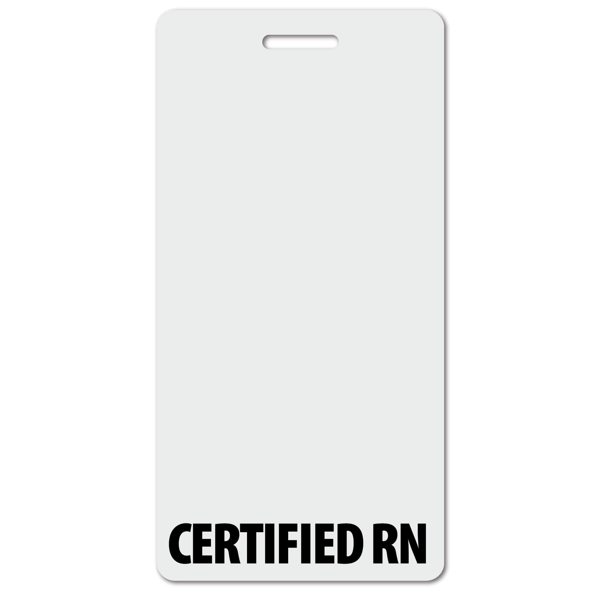 CERTIFIED RNHeavy Duty Vertical White (50 pack) - Spill & Tear Proof ...