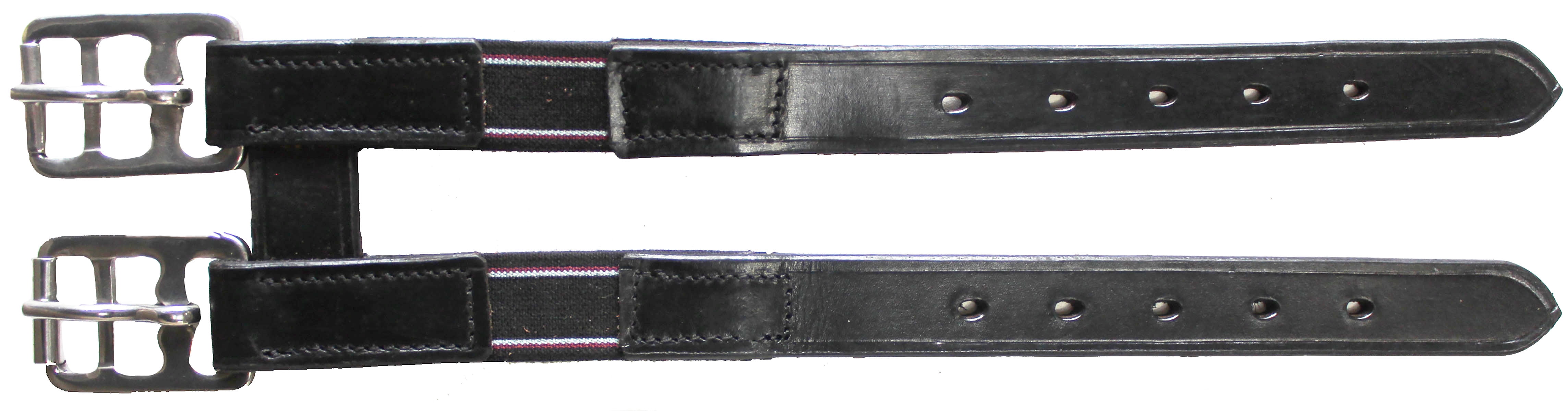 Horse English Black Leather Elastic Girth Extender 805GE01BK - Walmart.com