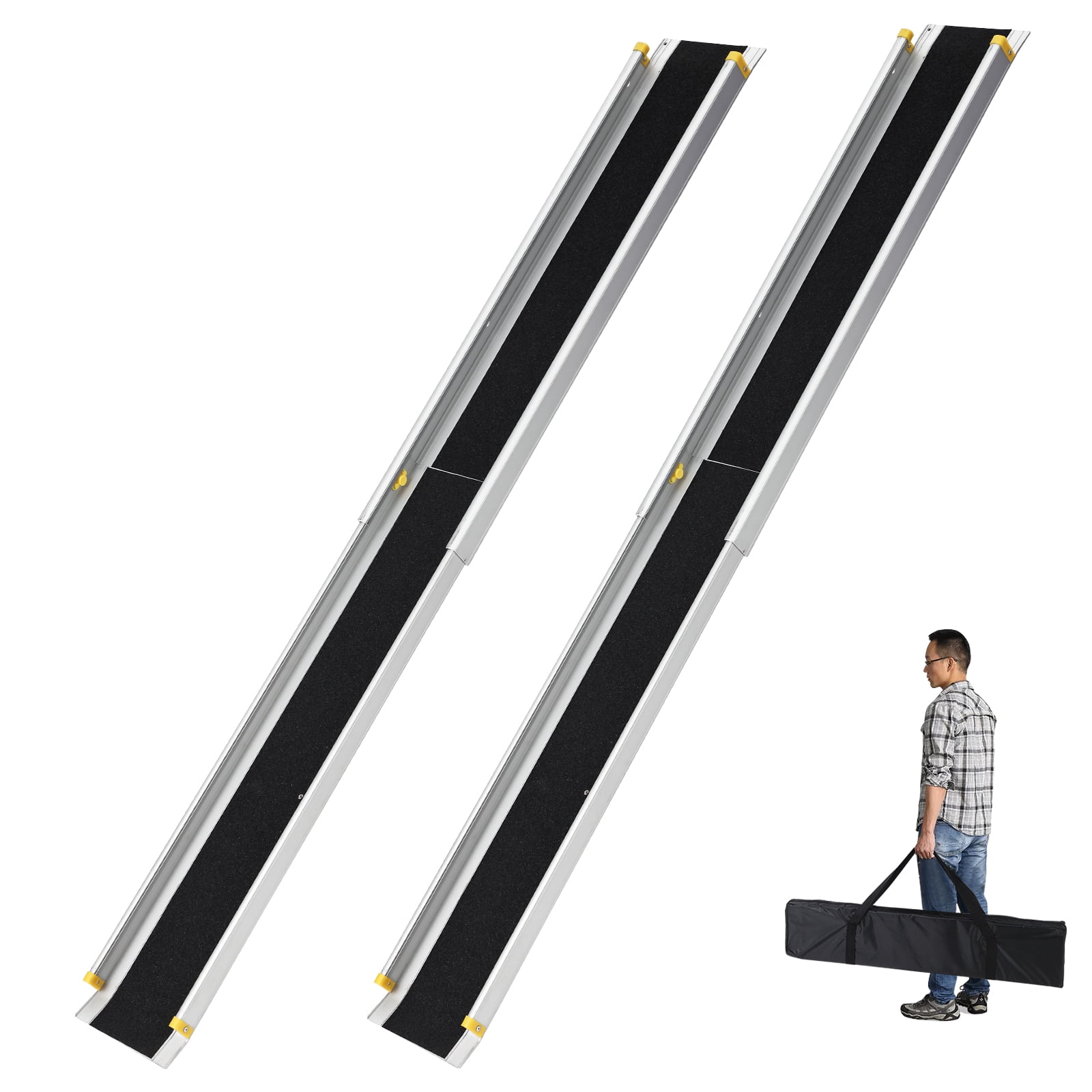 Click here for Beesclover Telescoping Wheelchair Ramps - 600 Lb C... prices