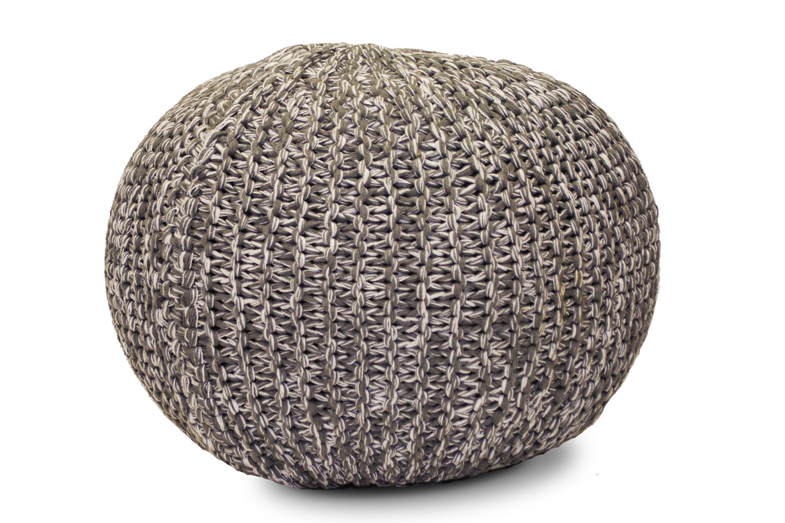 Woven Round Pouf - Walmart.com