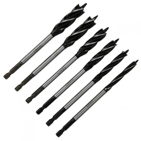 Reaming Spur Drill, 6Pcs Brad Point Drill, Woodworking Supplies, 42CR ...