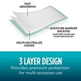 (3 pack) Unisex Premium Underpad for Adults, L , Maximum Absorbency (18 ...