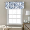 Coastal Seashell Window Valance for Kitchen, Summer Nautical Blue Shell ...