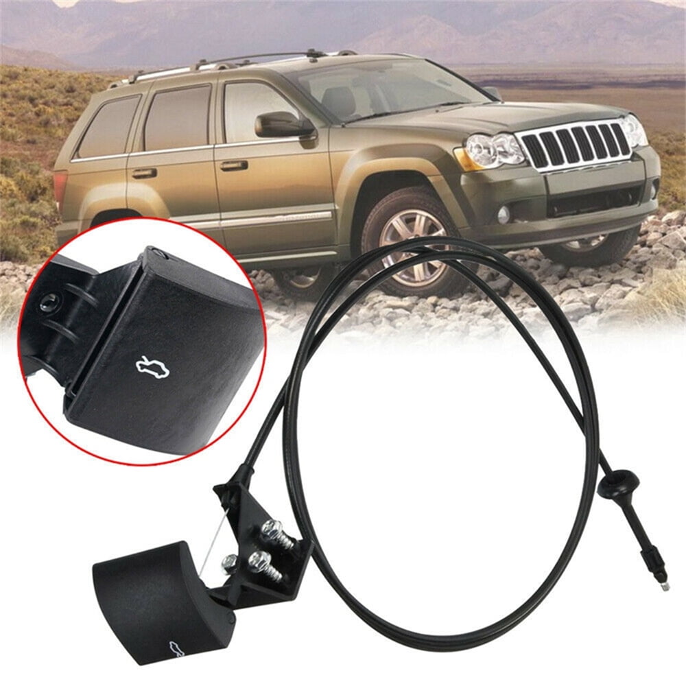 Hood Latch Release Cable & Handle for 2005-2010 Jeep Grand Cherokee ...