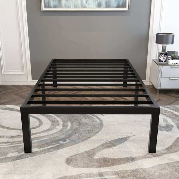 yookare 18" 4000lbs Heavy Duty Platform Metal Bed Frame, Twin XL - Walmart.com