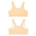 Fruit of the Loom Girl's Cotton Built Up Stretch Sports Bra, 6-Pack ...