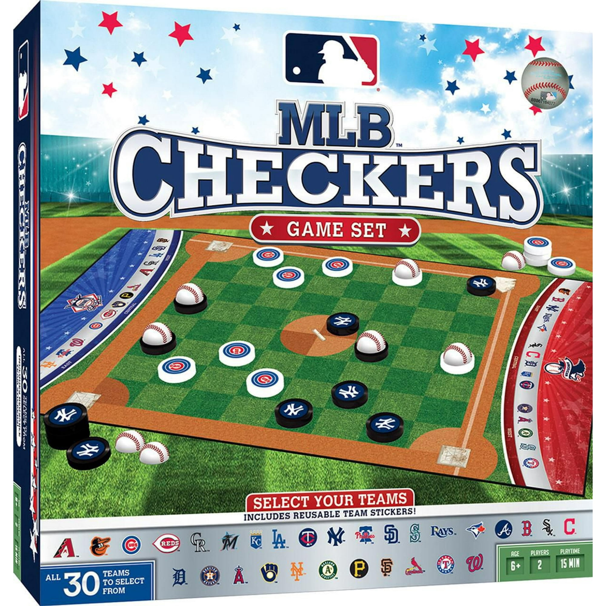 Click here for Masterpieces Puzzle Company Mlb League Checkers Bo... prices