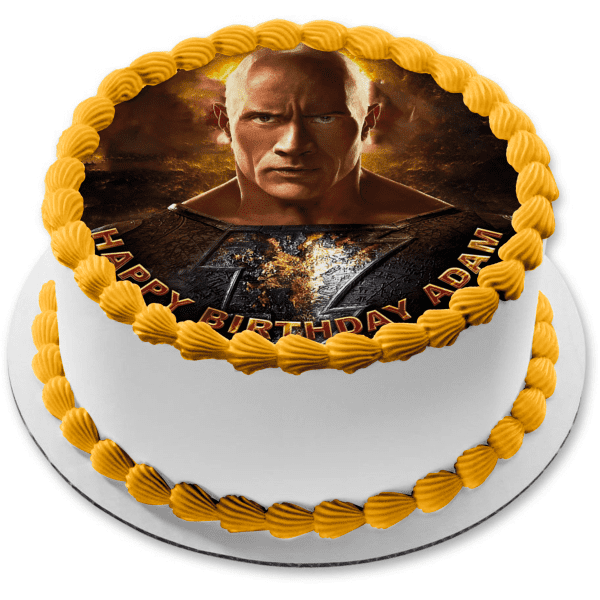 DC Comics Black Adam Poster Edible Cake Topper Image ABPID56407 ...