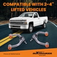 Maxpeedingrods 2pcs Front Upper Control Arms 2-4" Lift For GMC Sierra ...