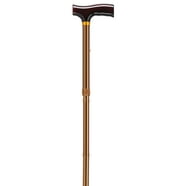 Drive Medical Lightweight Adjustable Folding Cane with T Handle, Black ...