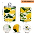 2PCS Clear Storage Jars Cotton Swabs Cans Translucent Plasticental ...