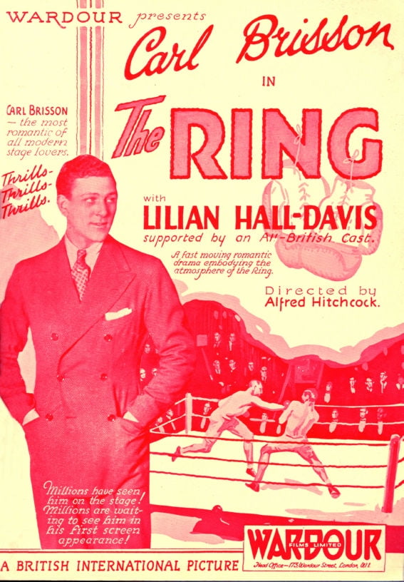 Ring the Movie Poster 24x36 boxing carl brisson Art Poster 24x36 Square ...