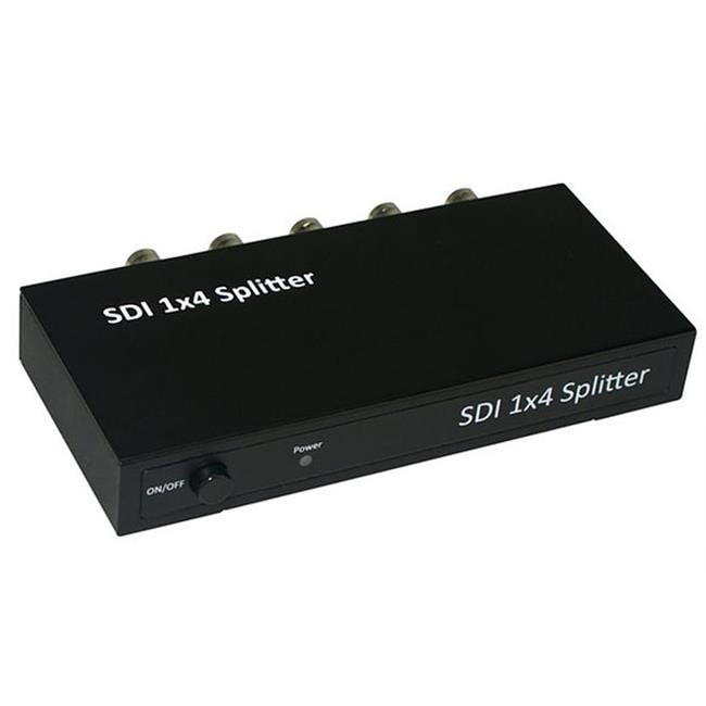 SDI Splitter 3G-SDI HD-SDI SD-SDI 1 input 4 outputs AC adapter ...