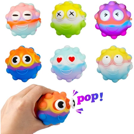 Pop Stress Balls Fidget Toy, Fidget Ball, Pop Ball Fidget Toy Stress ...