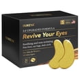 OUKEYA 24K Gold Eye Mask 20pcs, Under Eye Patches for Dark Circles ...