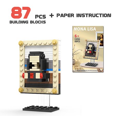 Pixel Art Bricks Mini Building Blocks Creative World Famous Paintings ...
