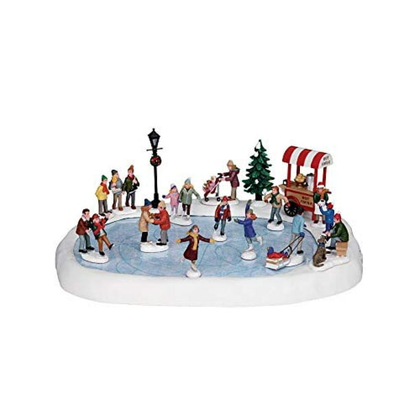 Lemax Village Collection Village Skating Pond with Adaptor # 94048 ...
