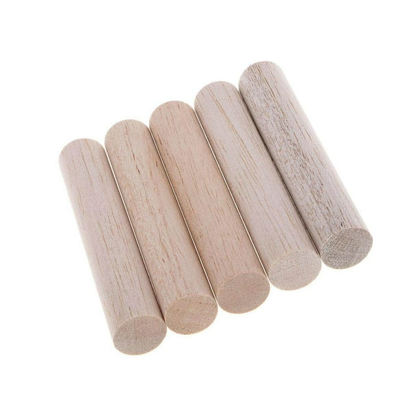20mm Round Balsa Wood Sticks Unfinished Woodcraft Stick Wooden shapes ...