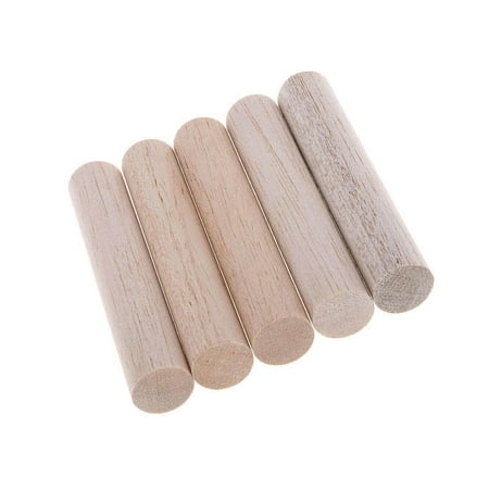 20mm Round Balsa Wood Sticks Unfinished Woodcraft shapes Sticks Model ...