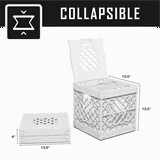 Ubecube UC01 Crate White - Collapsible, Omni Stackable, Modular Crate ...