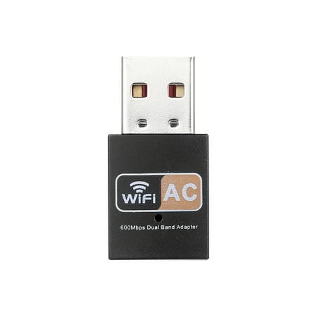 600Mbps USB Wireless Network Card 2.4GHz+ Dual Frequency Band Mini USB ...