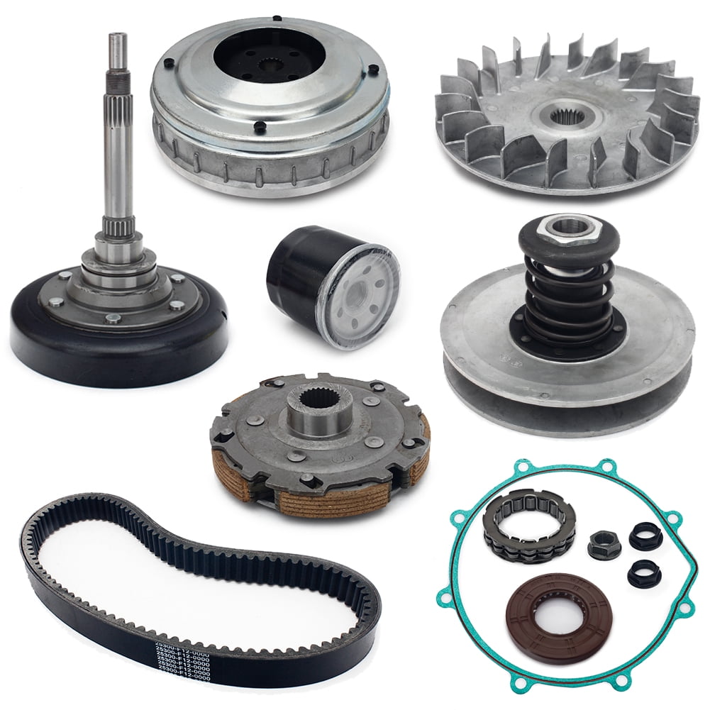 Primary Driven Clutch Cover Pad Shoe Sheave Bearing Belt For HiSUN 400 ...