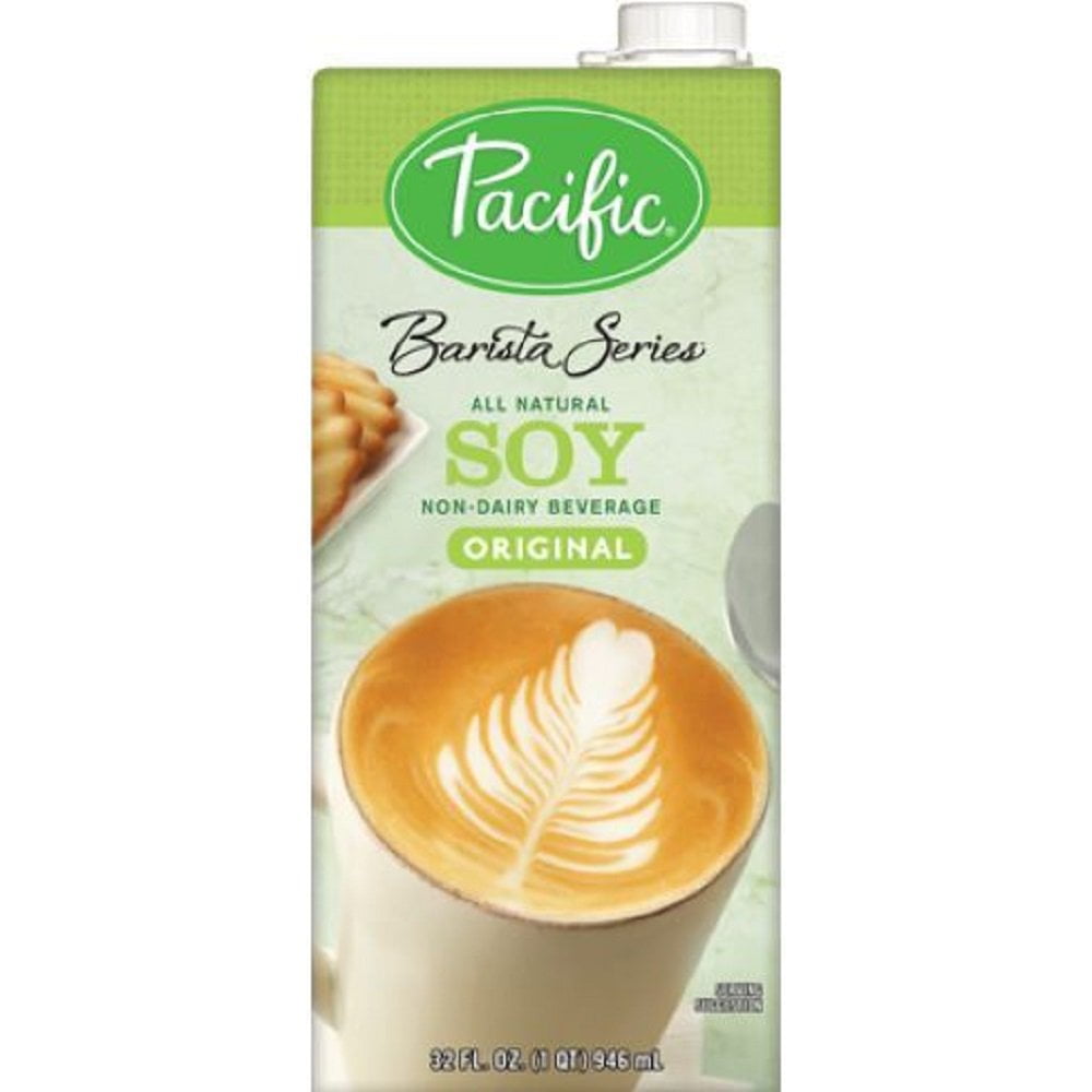 (12 Pack) Pacific Barista Series Original Soy Non-Dairy Beverage 32 oz ...