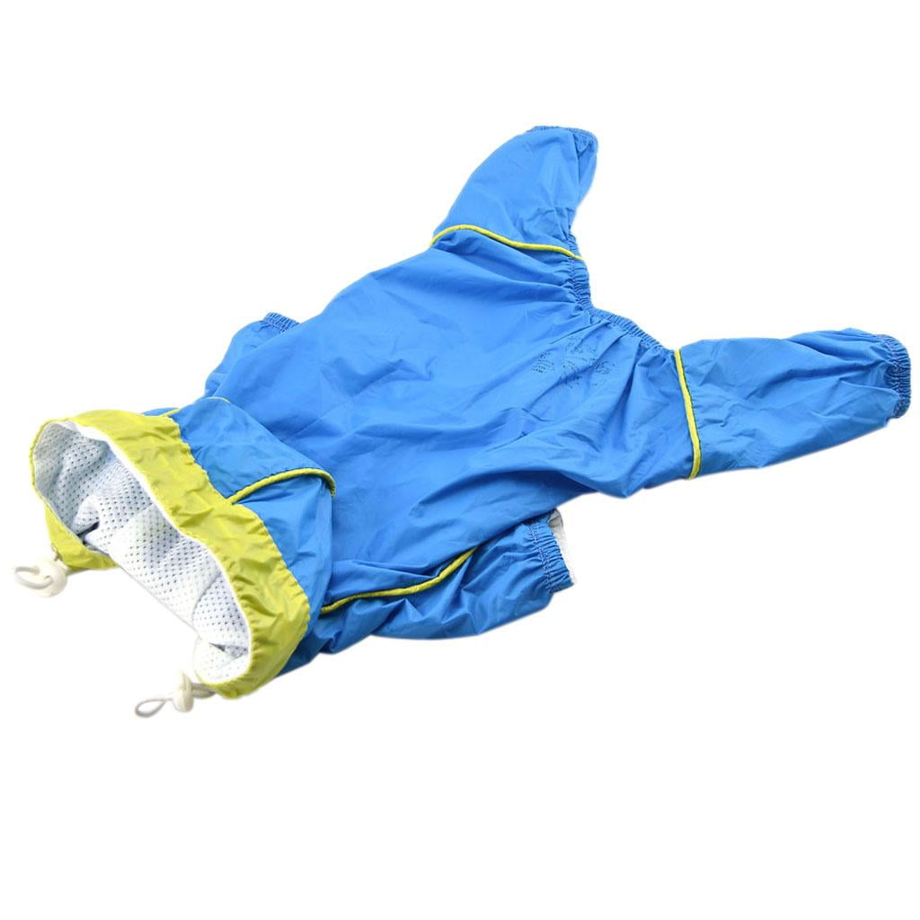 Chubasquero para perros jinwen Traje impermeable para perros Poncho ...