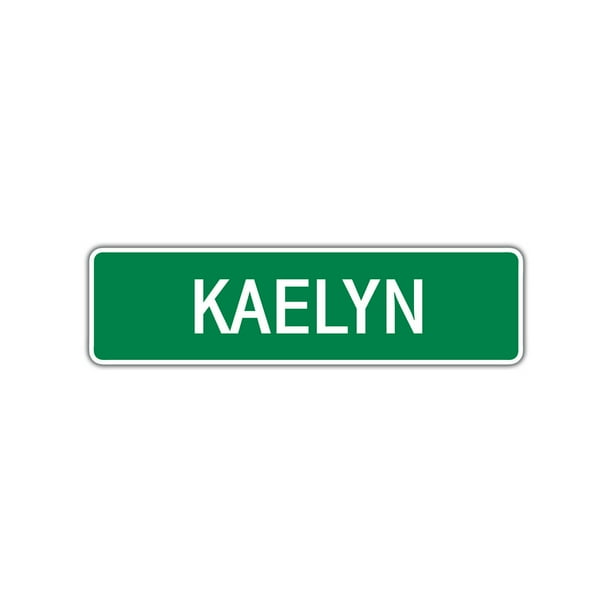Kaelyn Girls Children Name Decoration Label Indoor Outdoor Unique Wall ...