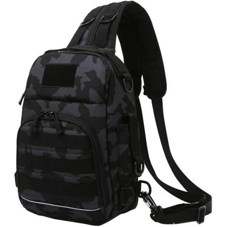 Fishing Bag Outdoor Water Resistant Shoulder Backpack Cross Body Sling ...