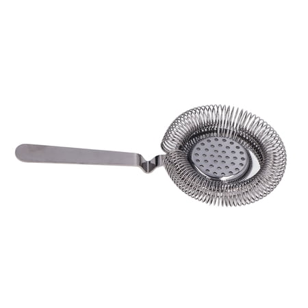 Bar Strainer, Stainless Steel Cocktail Strainer Hawthorne Strainer With Removable Spring, 8 X 3 ...
