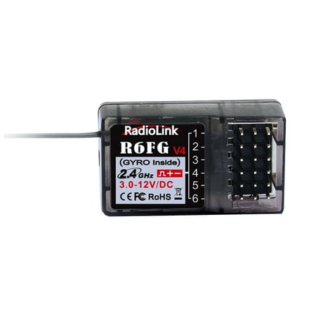 Mymisisa R6FG Remote Control 6CH Receiver for RC Car Ship Transmitter ...