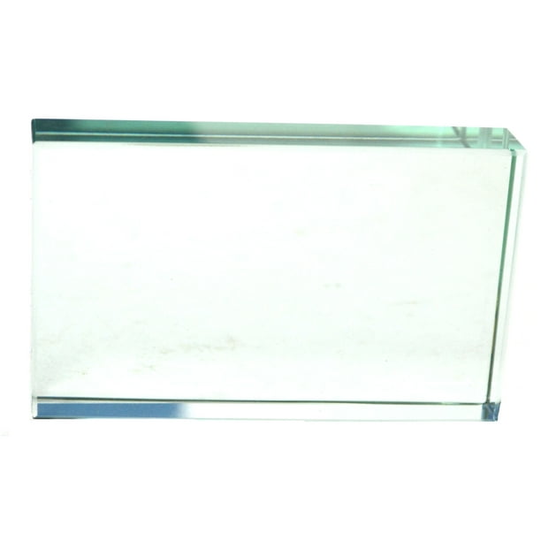 Eisco Labs Glass Rectangular Block; 100mm X 60mm X 18mm Size - Walmart.com