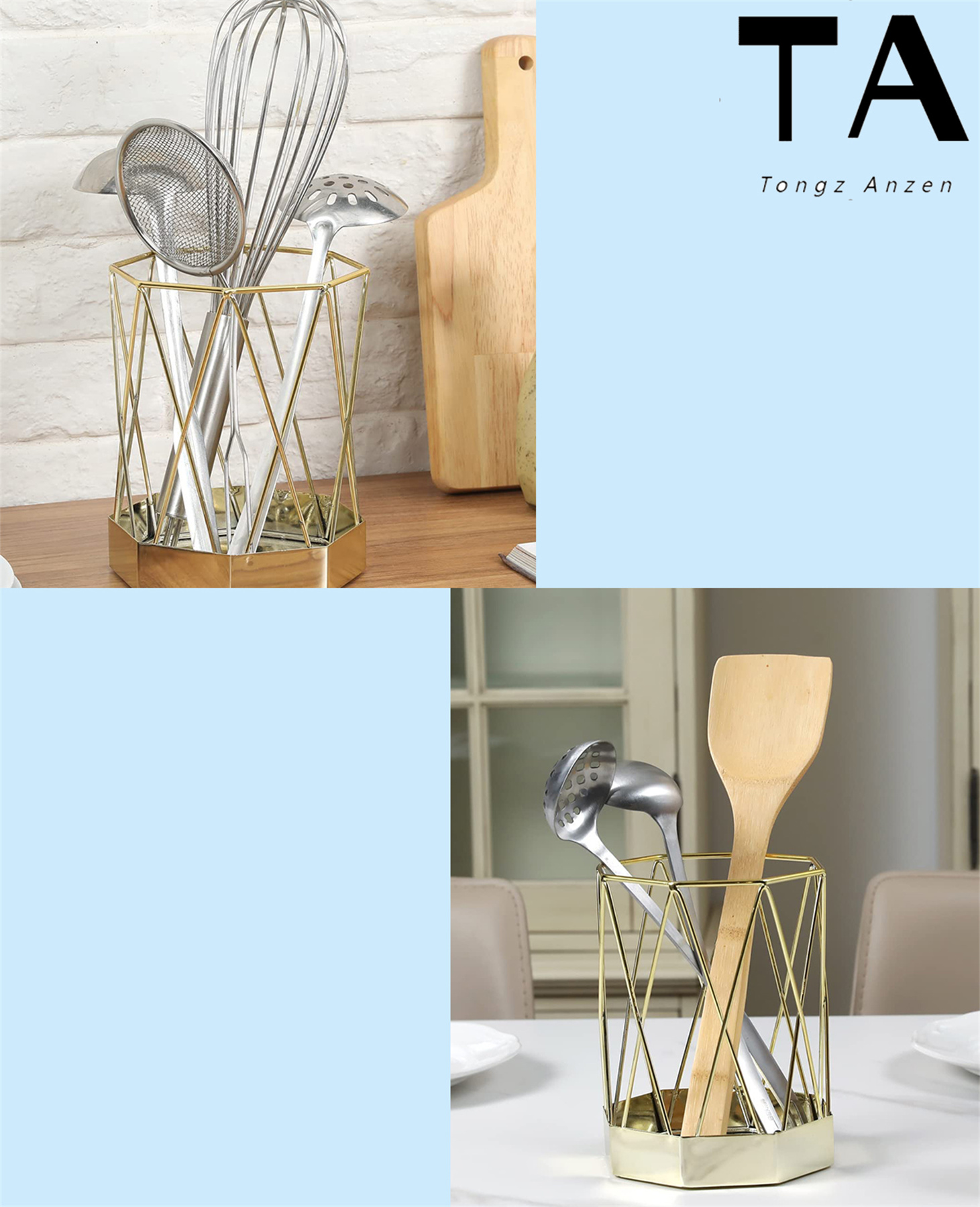 Kitchen Countertop Storage Crock Organizer - Walmart.com