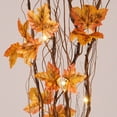 Lightshare Natural Lighted Willow Twig Branches with Maple Leaf, 36 ...