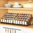 Spice rack organizer, cabinet spice rack, countertop adjustable depth ...