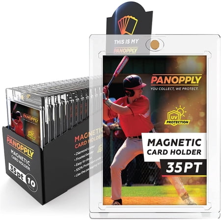 PANOPPLY 35pt Magnetic Card Holder [10/25UN] Sports Card Holder ...