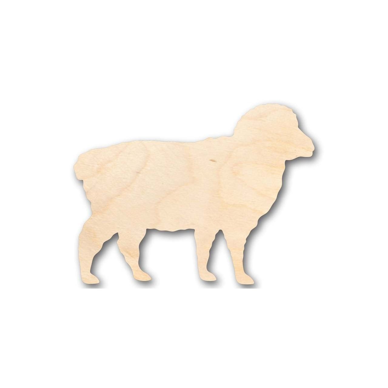 Unfinished Wood Sheep Shape - Farm Animal - Craft - up to 24" DIY 18 ...