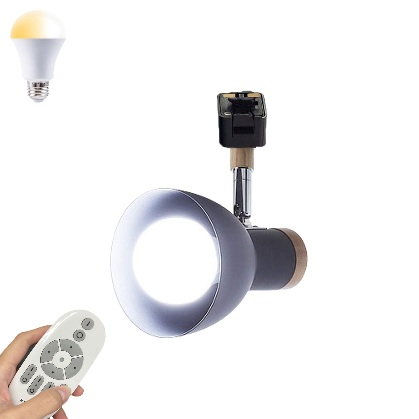 FSLiving Dimmable Remote Control Track Pendant Lights Single Circuit J ...