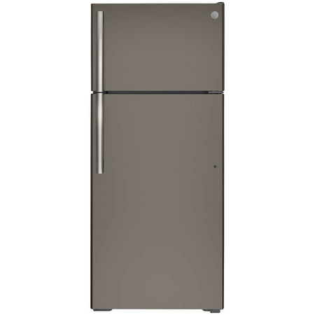 GE Energy StarÂ® 17.5 Cu. Ft. Top-Freezer Refrigerator Slate ...