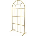 2x1m Wedding Arch Backdrop Stand,Gold Metal Arch Backdrop Stand,Heavy ...