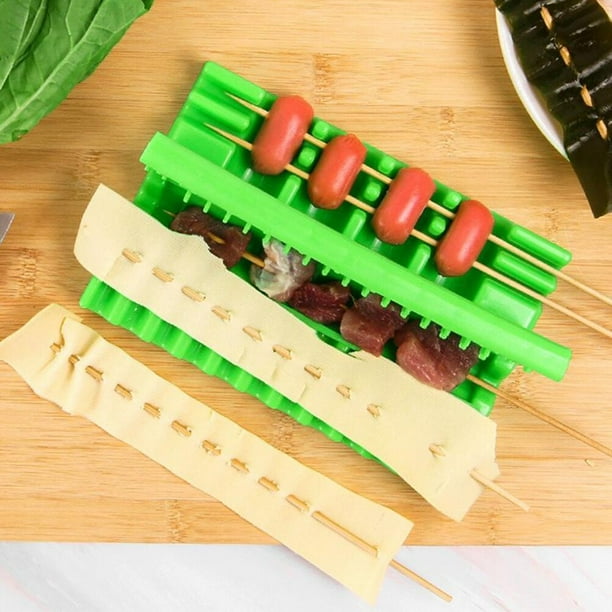 Manual Meat Skewer Barbecue Wear String Tool Multifunctional Barbecue ...