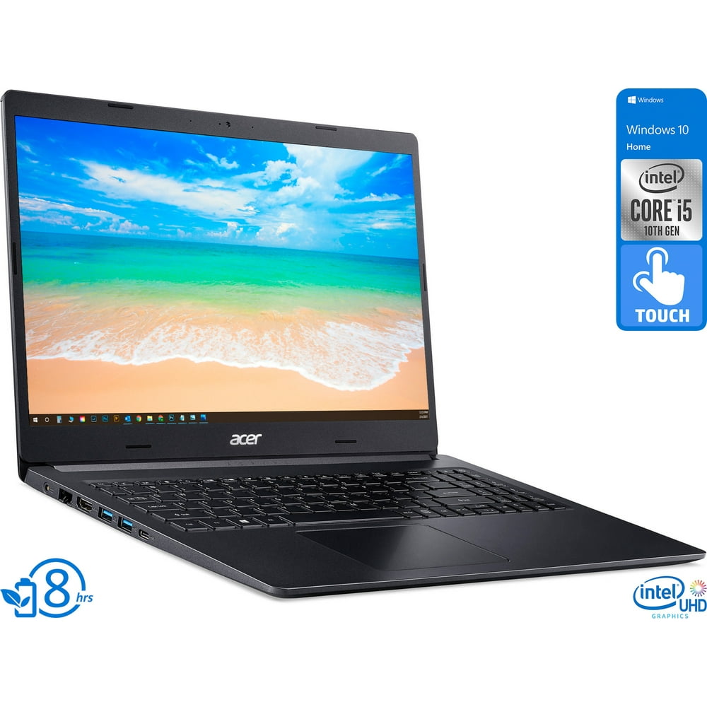 Acer Aspire 5 Notebook, 15.6" HD Touch Display, Intel Core i5-1035G1 ...