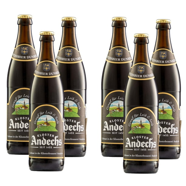 Six Pack Cerveza Andechs Weissbier Dunkel 500 Ml Andechs Weissbier ...