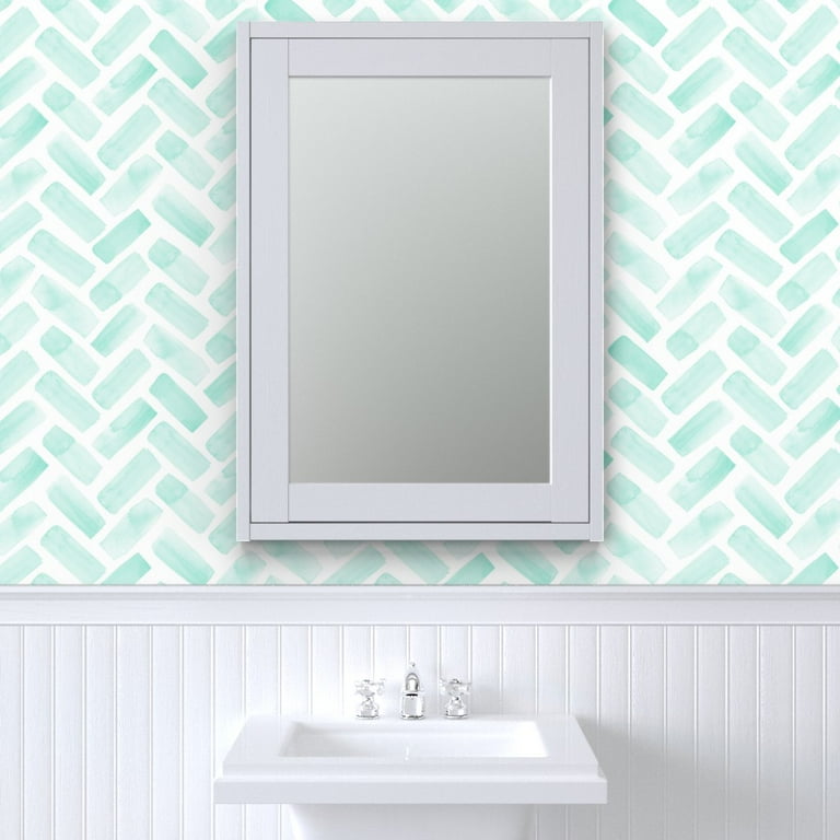 Aqua Chevron Computer Background