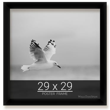 22x33 Mocha Walnut Picture Frame for Puzzles Posters Photos or Artwork ...