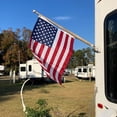 FLAGWIN 2 Pack American Flag 12x18 Inches Embroidered Small American ...