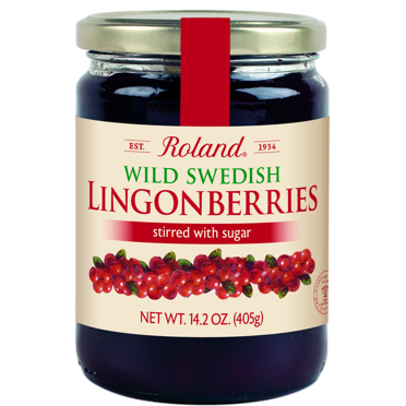 Felix Natural Preserve Lingonberry Jam, 14.5 Ounce - A Swedish Delicacy ...
