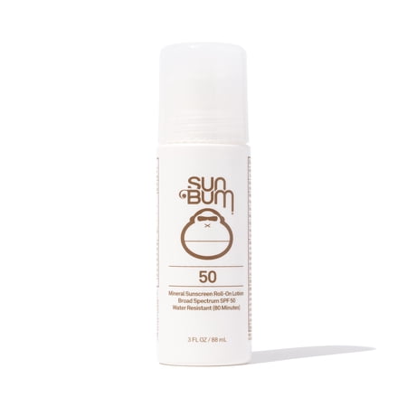 Sun Bum Mineral SPF 50 Sunscreen Roll-On Lotion Vegan and Reef Friendly ...