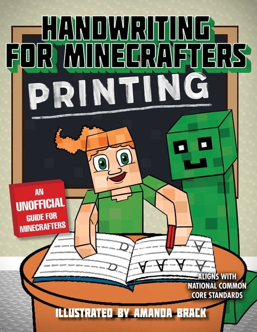 Handwriting for Minecrafters: Printing (Paperback) - Walmart.com